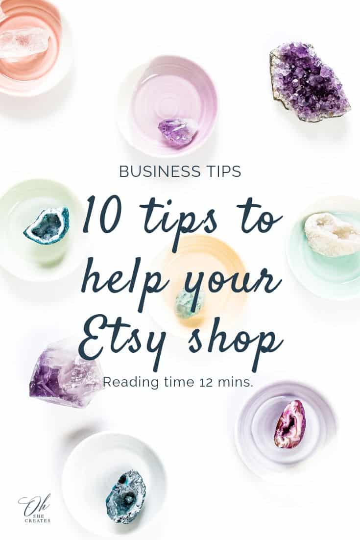 10 Quick Tips to improve your Etsy shop